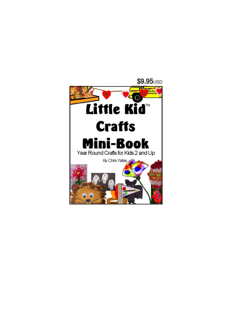 Little Kids Crafts Mini-Book | PDF | Photograph | Books