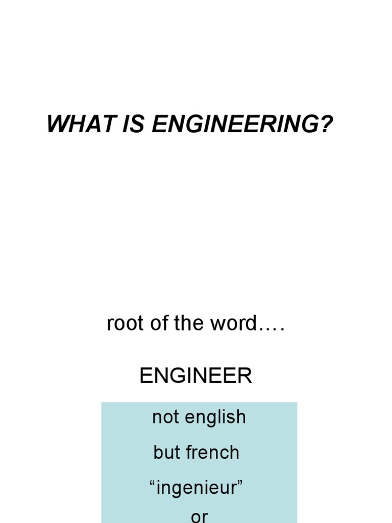 What Is Engineering | Download Free PDF | Engineering | Scientist