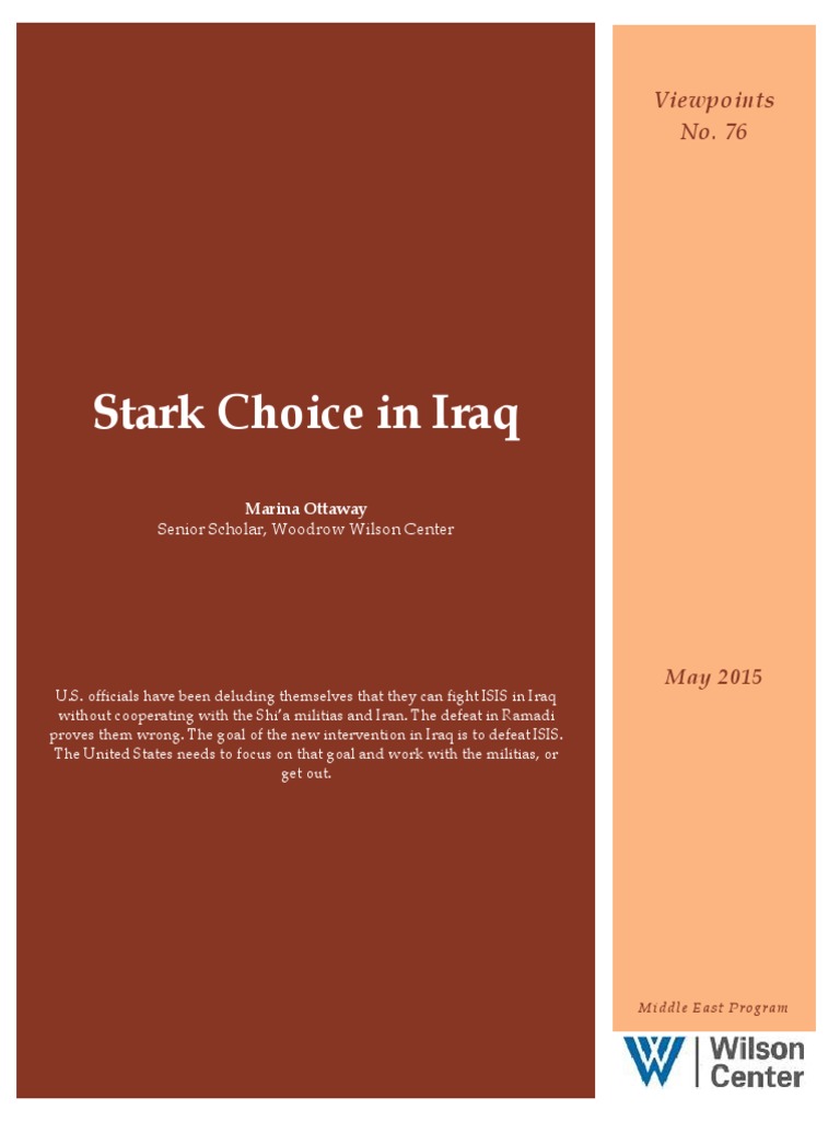 The Stark Choice in Iraq | PDF | Peshmerga | World Politics