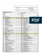 Trolly Checklist | PDF