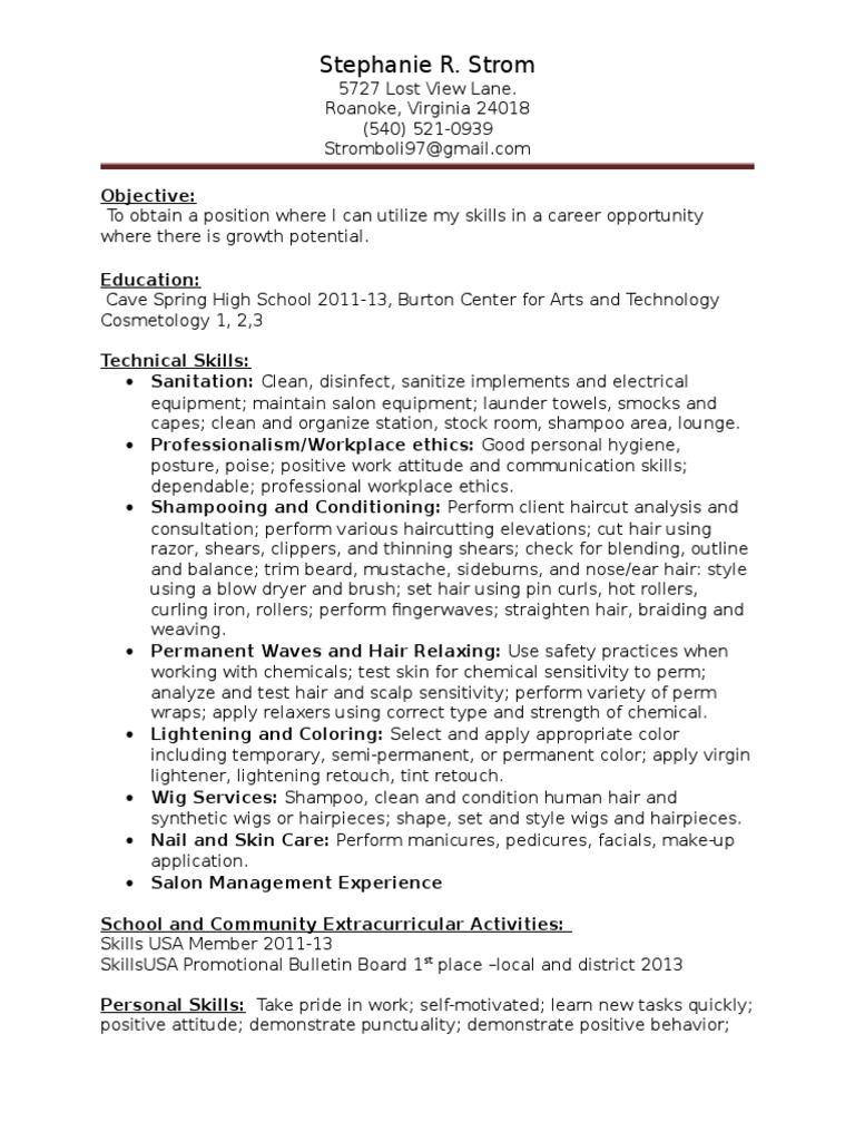 Stephaniestrom Resume | PDF