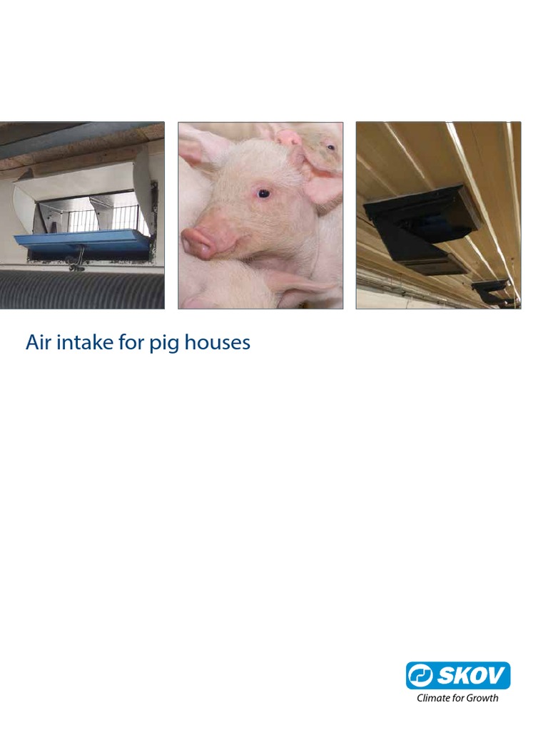 Air Intake For Pig Houses | PDF | Ventilation (Architecture) | Livestock