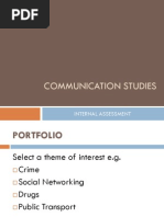 CAPE Communication Studies IA Sample | PDF | Classroom | Nonverbal ...
