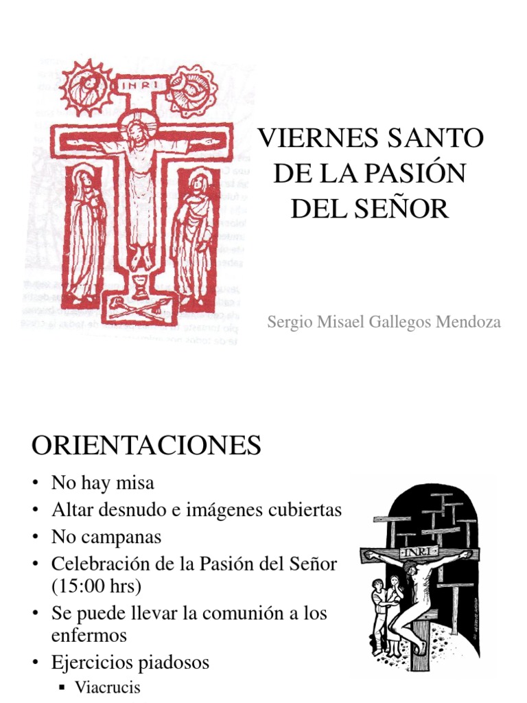 Viernes Santo de La Pasión Del Señor (Celebración Litúrgica, Ciclo B ...