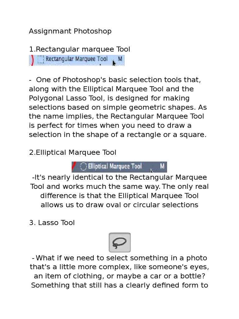 Assignment Photoshop | PDF | Adobe Photoshop | Computer Graphics