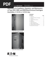 Eaton Metal Enclosed Switchgear Mvs 5 15kv Design Guide Dg022011en ...