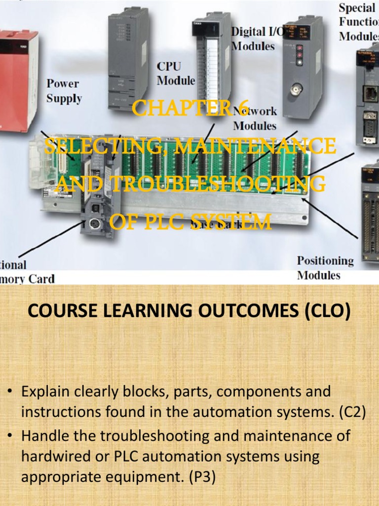 Chapter 6 - PLC Selection and Maintenance | PDF | Programmable Logic ...