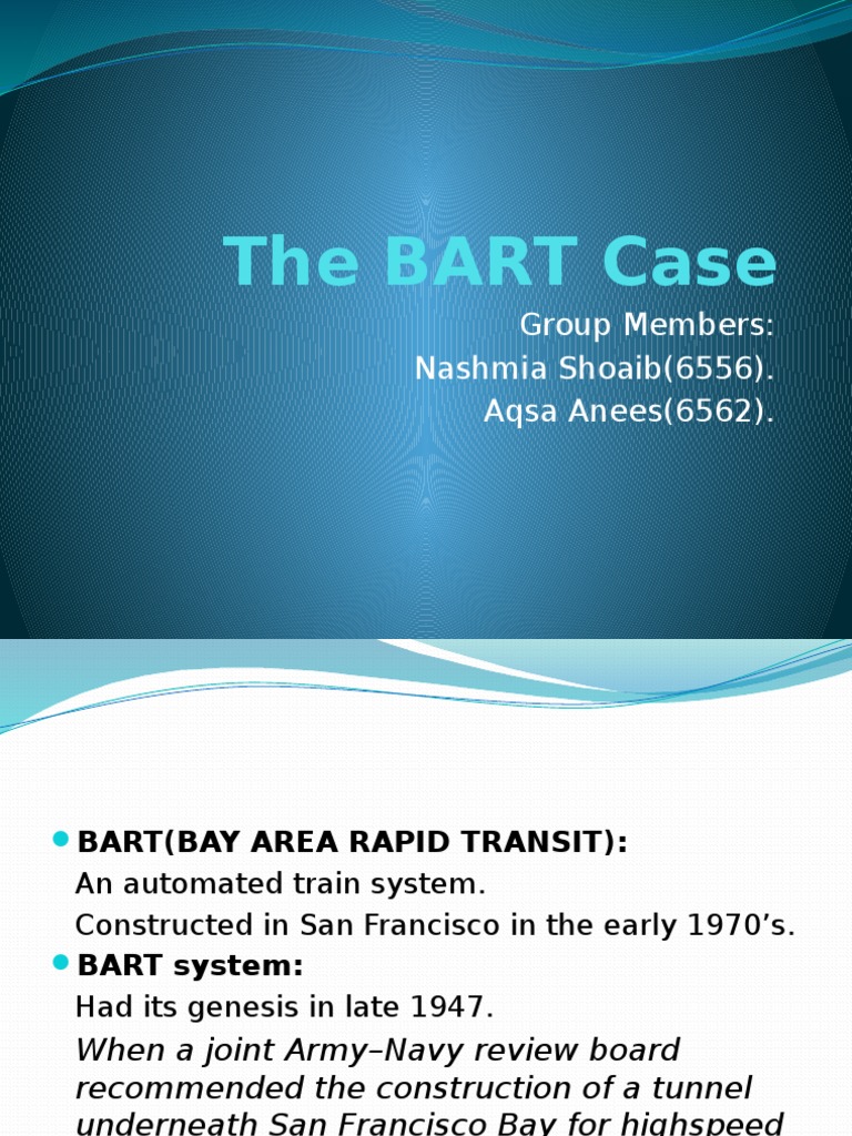 BART Case Study: Engineering Ethics | PDF | Bay Area Rapid Transit ...