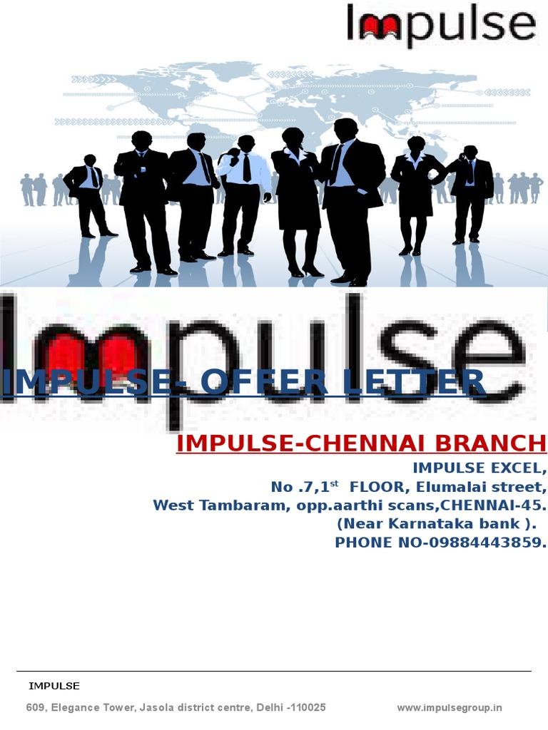 Impulse Offer Letter | PDF | Leadership | Business