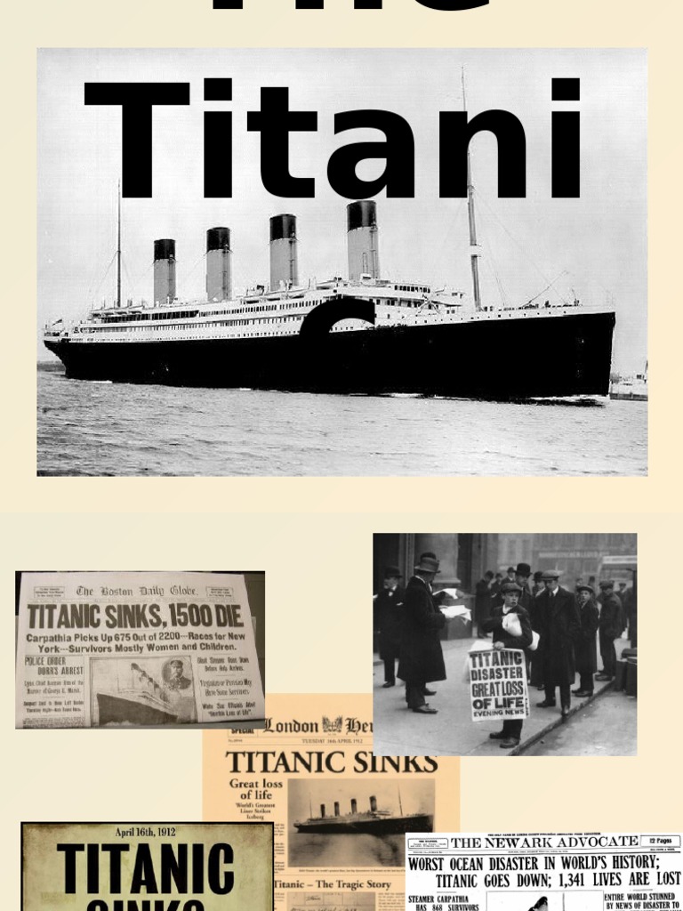 The - Titanic Background Powerpoint | PDF | Rms Titanic | Ships