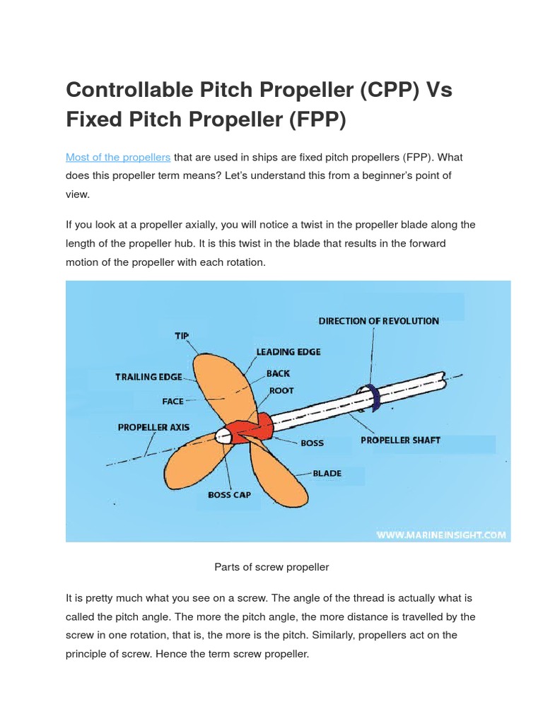 cpp vs fpp | Propeller | Engines