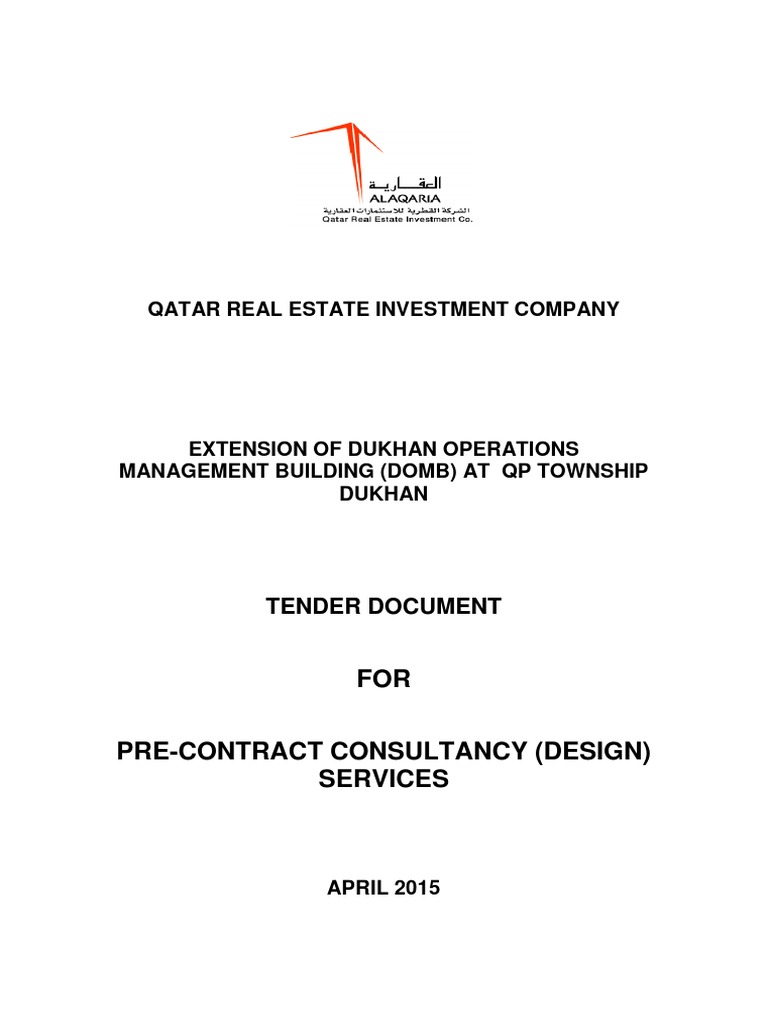 Full Tender Document for Design 1 | Concrete | Structural Load