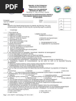 ESP 9 3rd Quarter Exam SY 2016-2017 | PDF