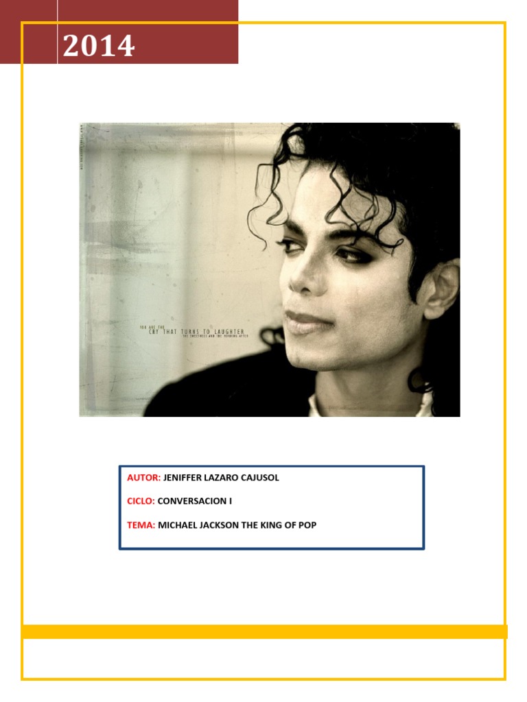 Michael Jackson The King of Pop | PDF | Michael Jackson | Leisure