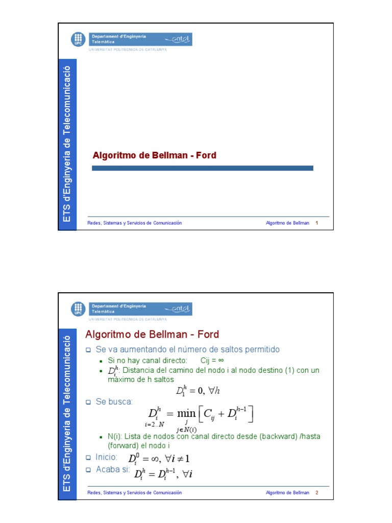 Ejemplos de Bellman Ford | PDF | Algoritmos | Semántica