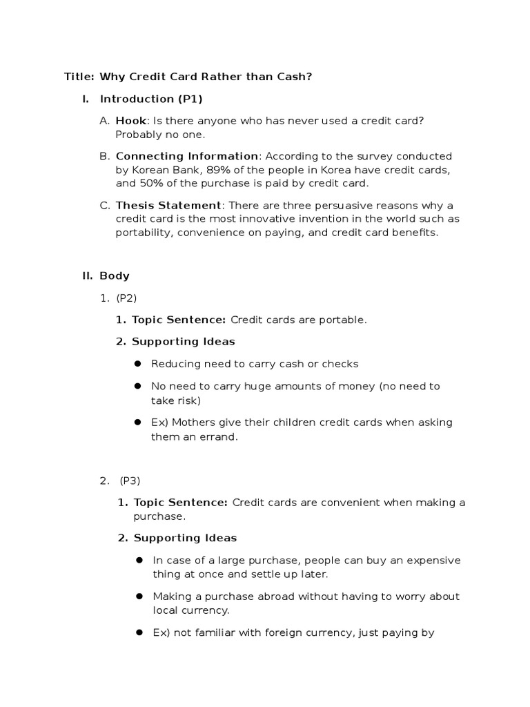 Credit Card Outline 7 | PDF