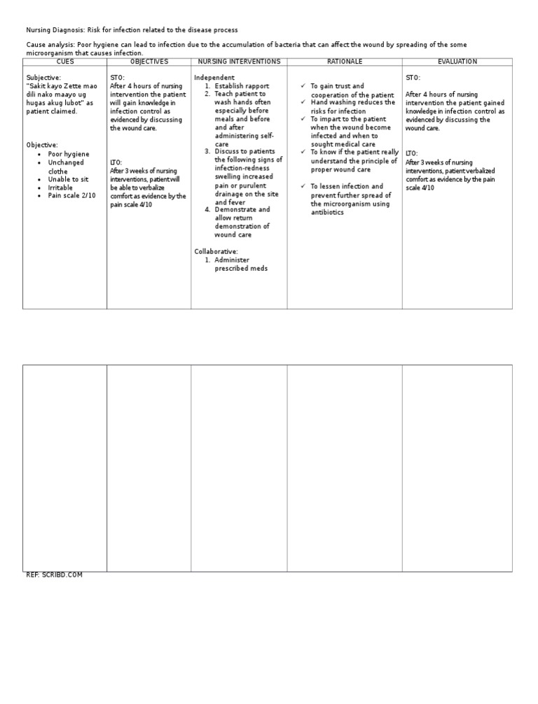 Risk For Infection | PDF
