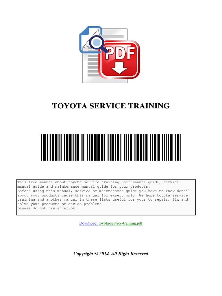 Toyota Service Training: Download | PDF | Portable Document Format | Pump