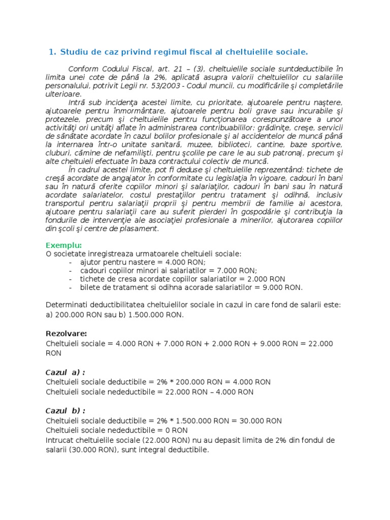 Nr. 2 Aplicatii CECCAR | PDF