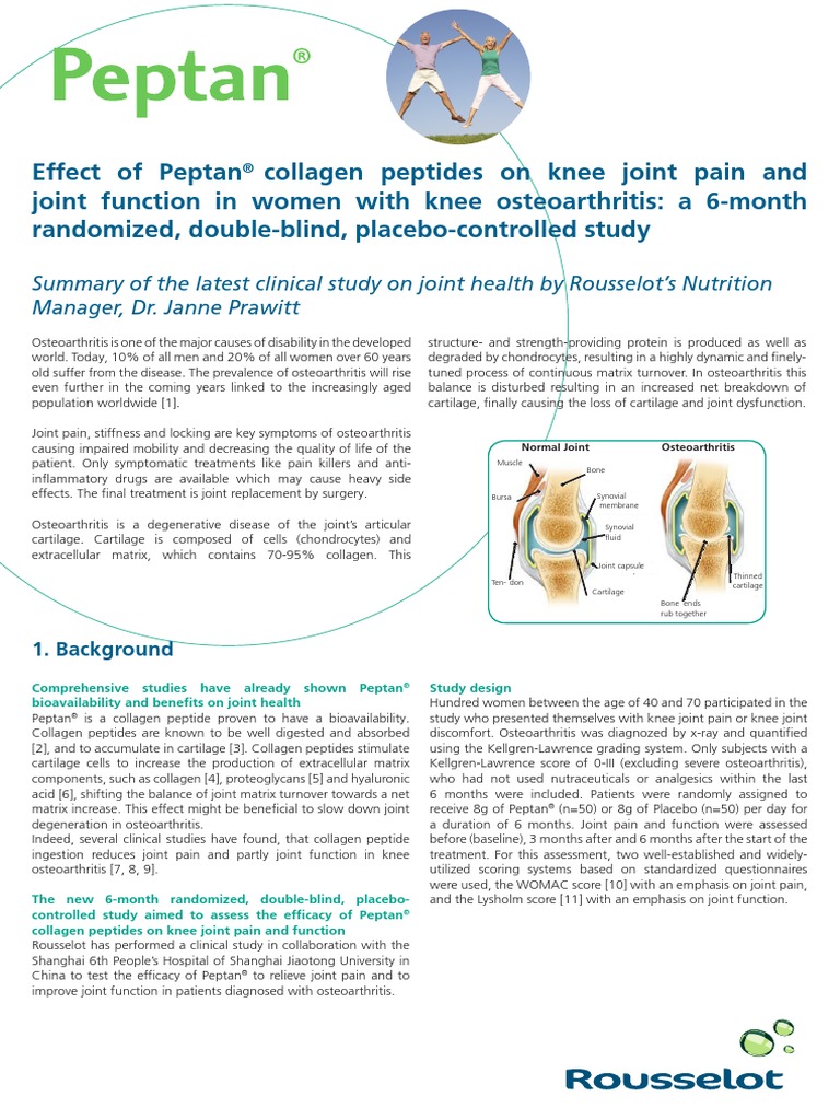 Peptan Research | PDF | Osteoarthritis | Cartilage