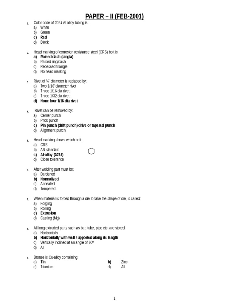 Dgca Paper-2. Feb. Jun. Oct. Session 2001 | PDF | Technology & Engineering