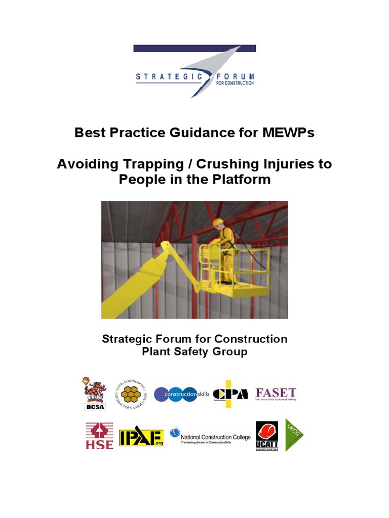 Best Practice Guide For MEWPs