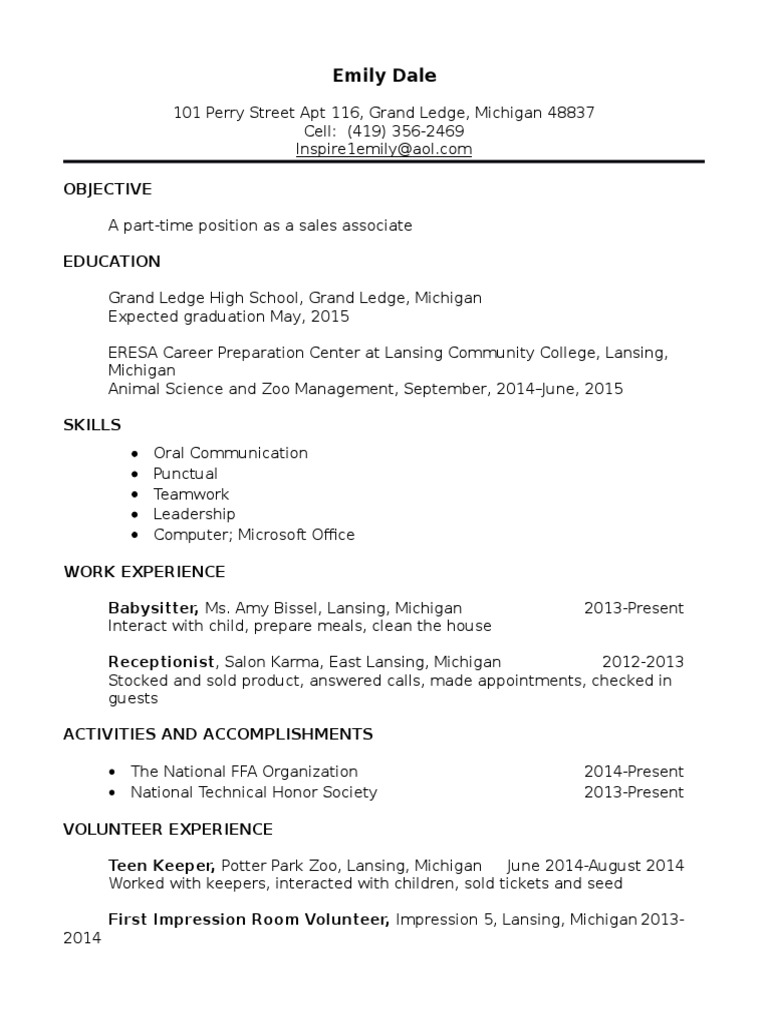 Dale Resume | PDF