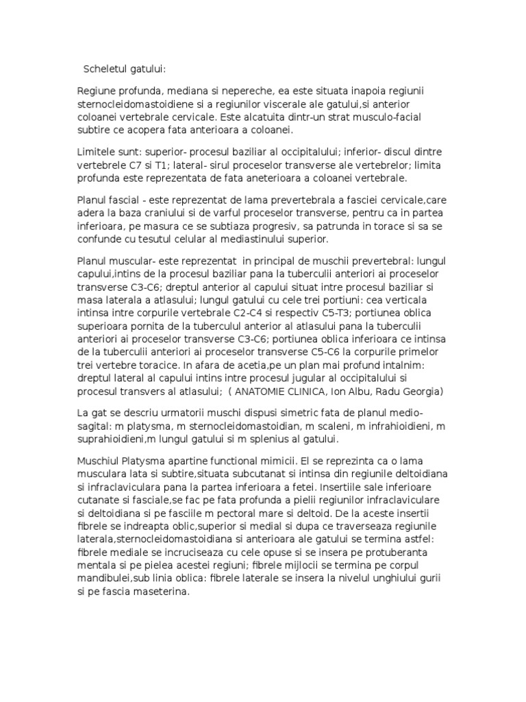 Spondiloza, Anatomie Si Biomecanica | PDF