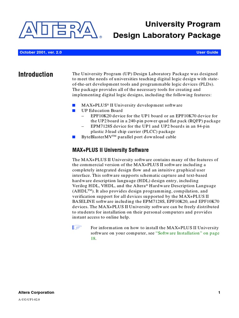 Carte Altera | Download Free PDF | Hardware Description Language | Computer Programming