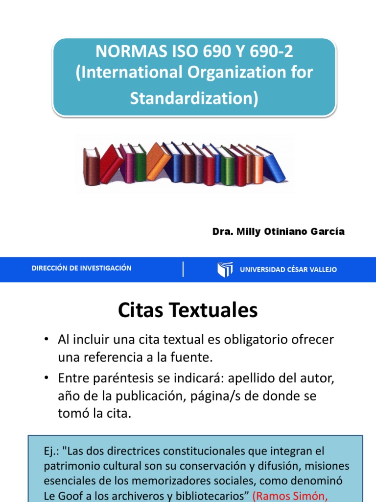 Normas ISO 690 y 690-2 | PDF | Publicación | Science