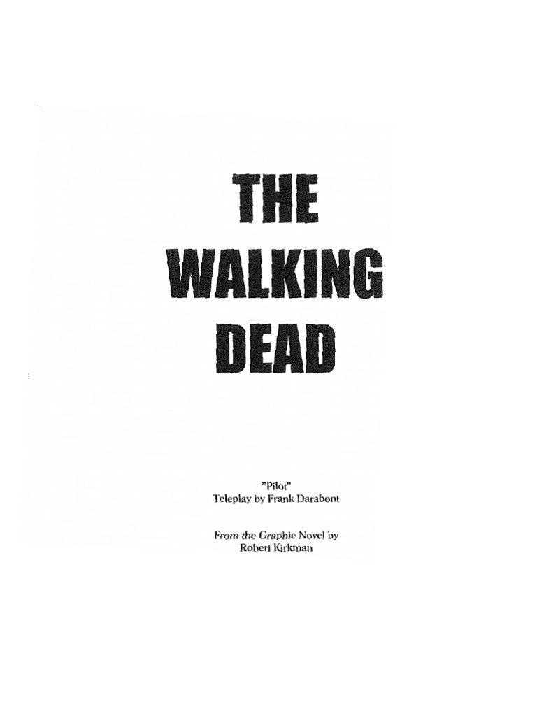 The Walking Dead "Pilot" | PDF