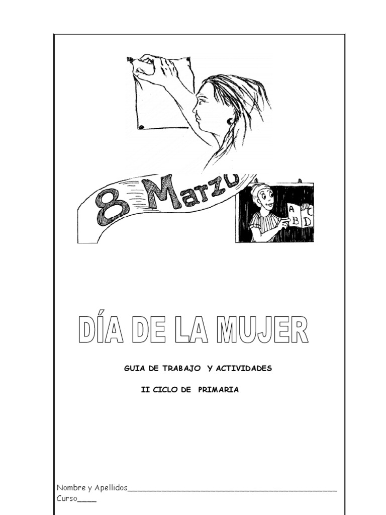 Unidad Didactica, Día de La Mujer | PDF | Mujer