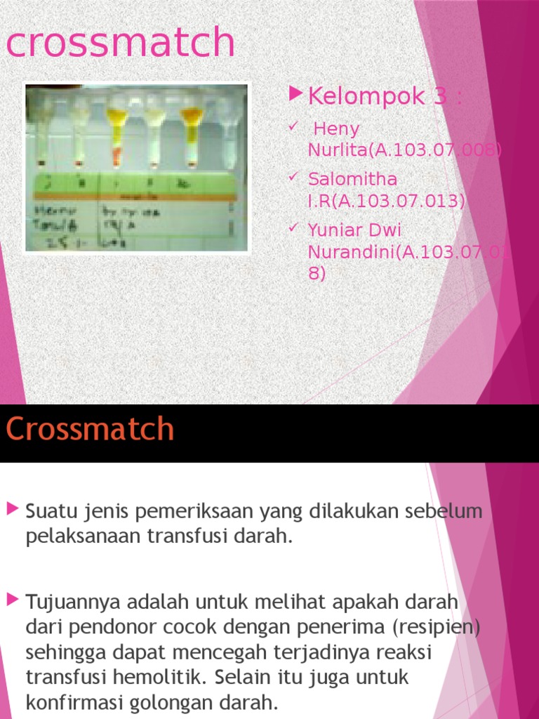 Crossmatch | PDF