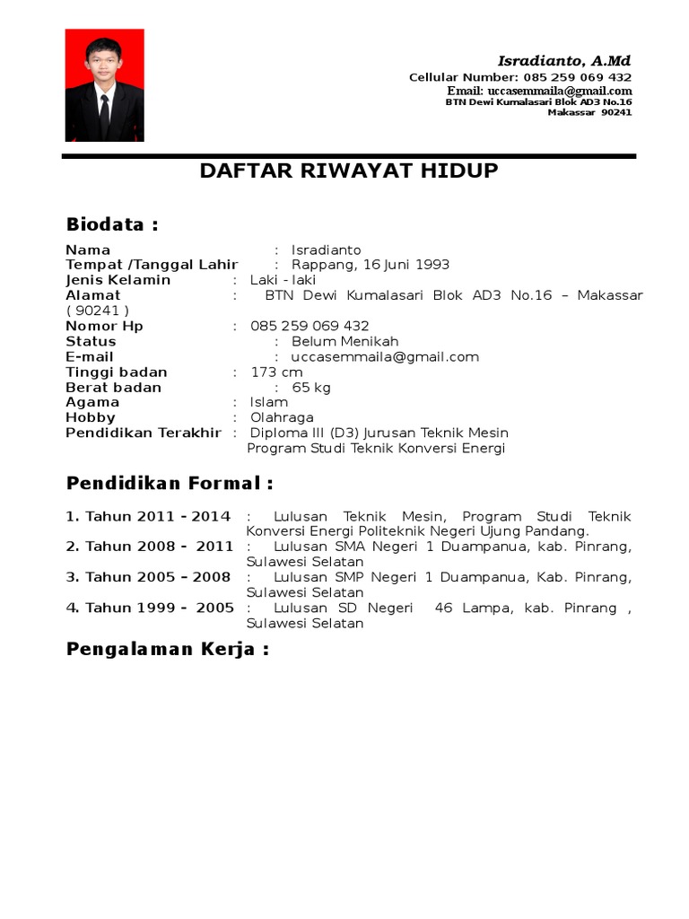 Contoh Cv Lamaran Kerja Untuk Lulusan Sma Viral Update - Riset Contoh Cv Lamaran Kerja Untuk Lulusan Sma Viral Update - Riset