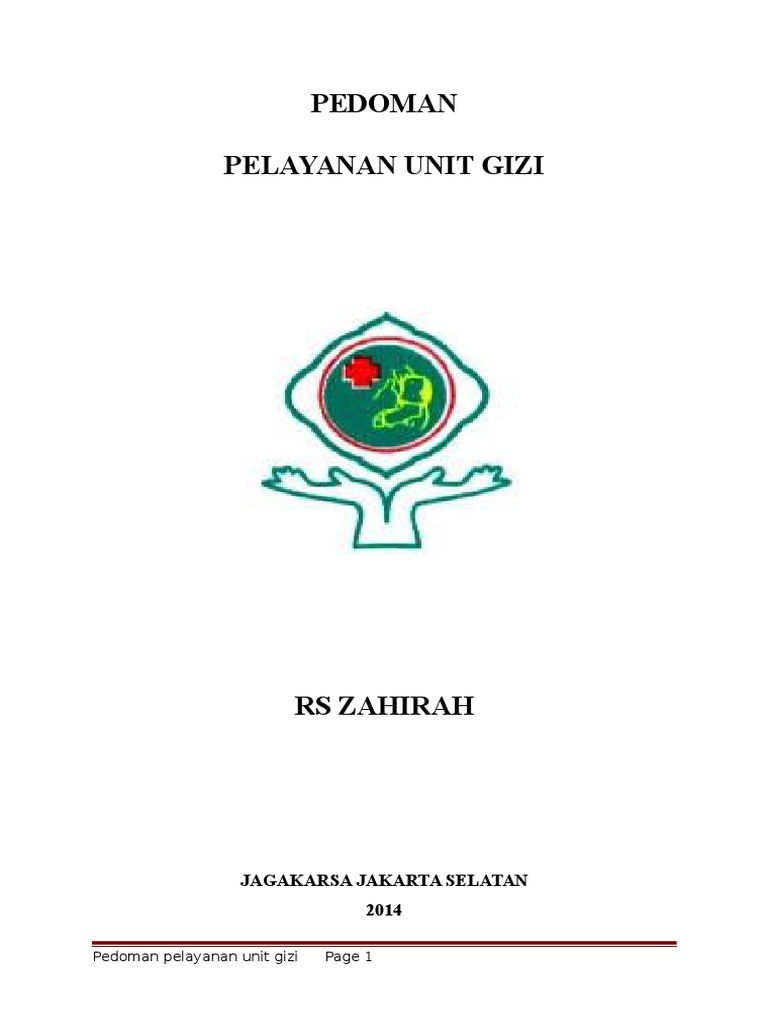 Pedoman Pelayanan Gizi RS | PDF