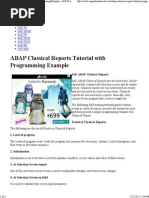 Events in Classical Reports of Sap Abap | PDF | Computer Engineering | Digital Technology