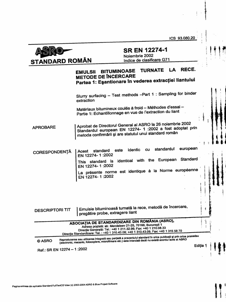 SR en 12274-1 PDF | PDF