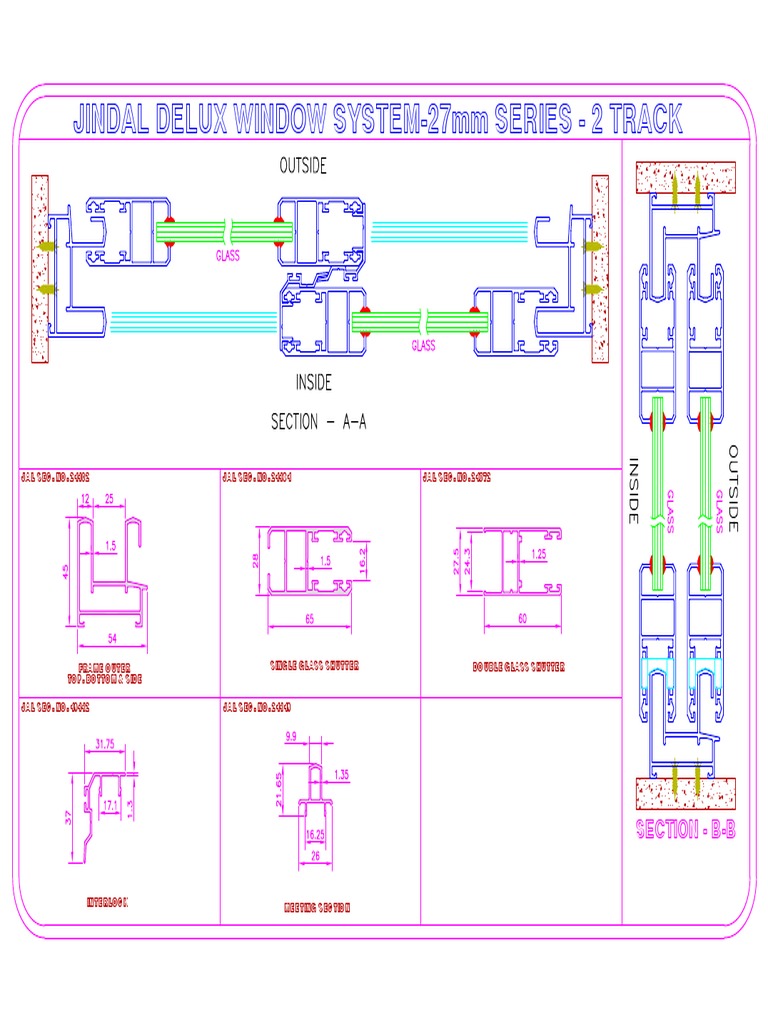 Jindal Sliding Window Sections (Deluxe) | PDF