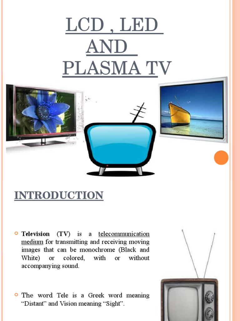 CRT Led Plasma | PDF | Liquid Crystal Display | Cathode Ray Tube