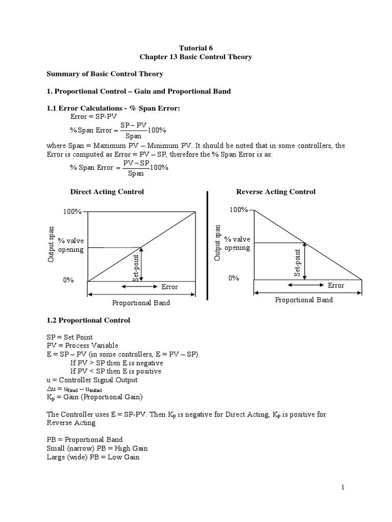 P Control - Tutorial06 | PDF | Control Theory | Control System