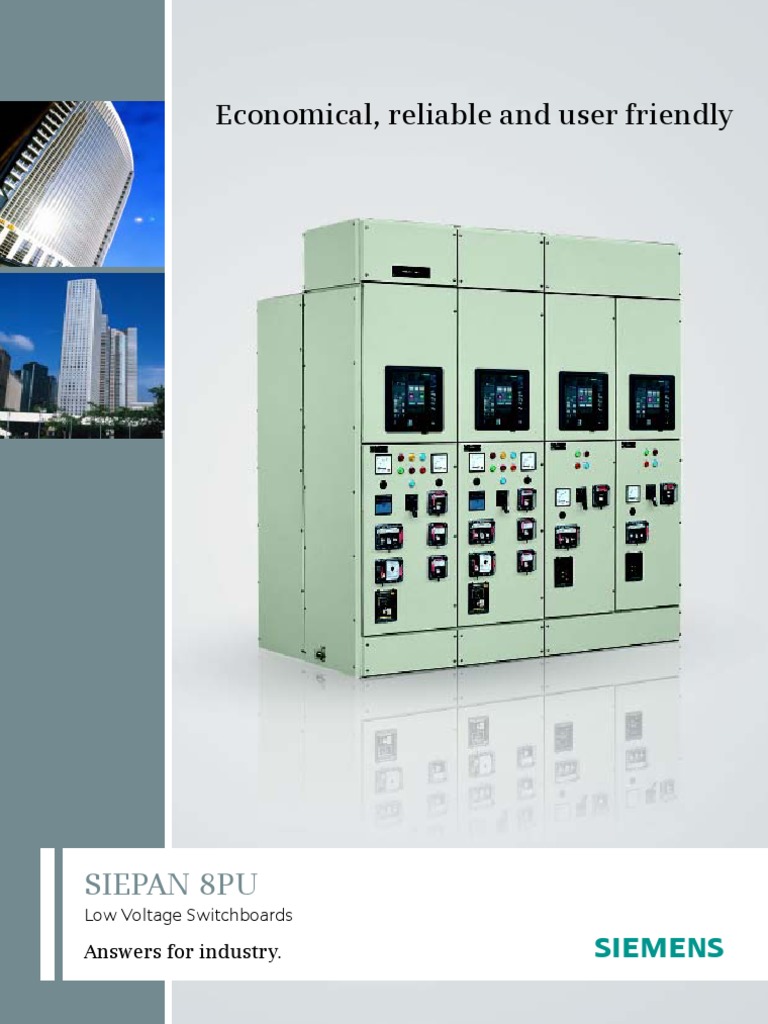Siepan 8PU - LV Switchboards | Insulator (Electricity) | Electrical ...