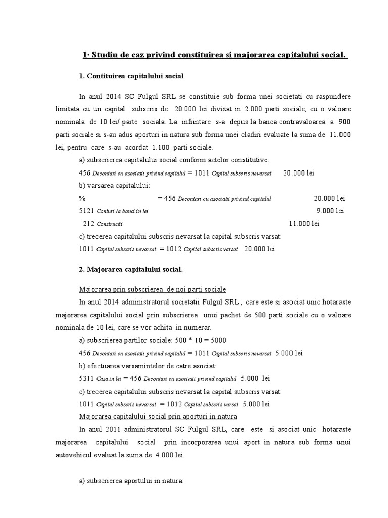 Aplicatii Set 3 CECCAR | PDF