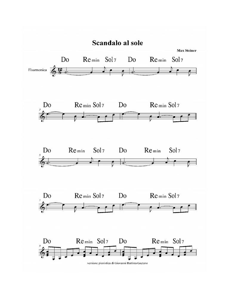 A Summer Place (Theme) | PDF