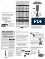 Powder Equivalents, ADI Powders Handloaders' Guide | PDF | Ballistics ...