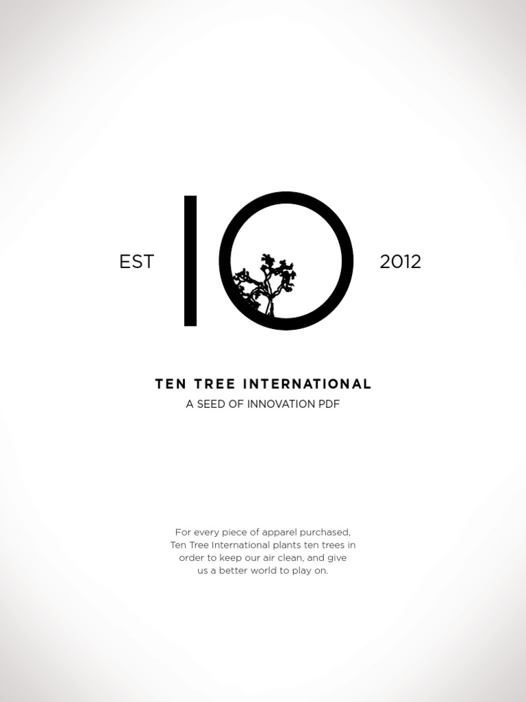 About Ten Tree Apparel | PDF | Cotton | Sustainability