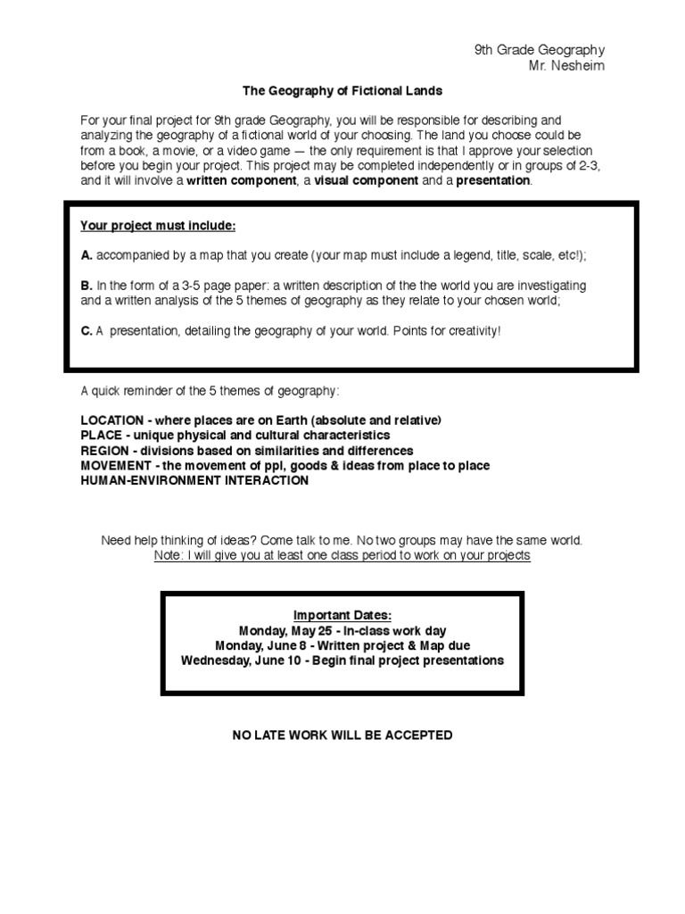 9 Geography Final Project | PDF | Foreign Language Studies | Art