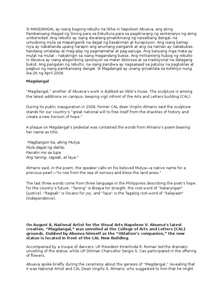 magdangal | Philippines | Sculpture