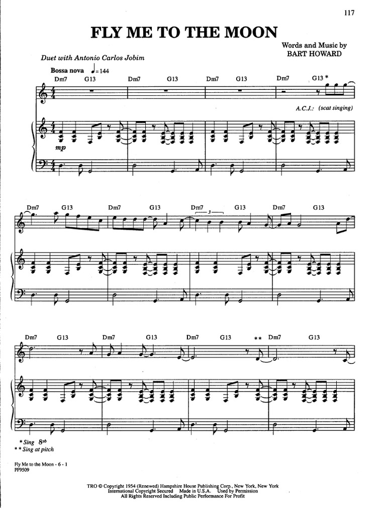Frank Sinatra-Fly Me To The Moon | PDF