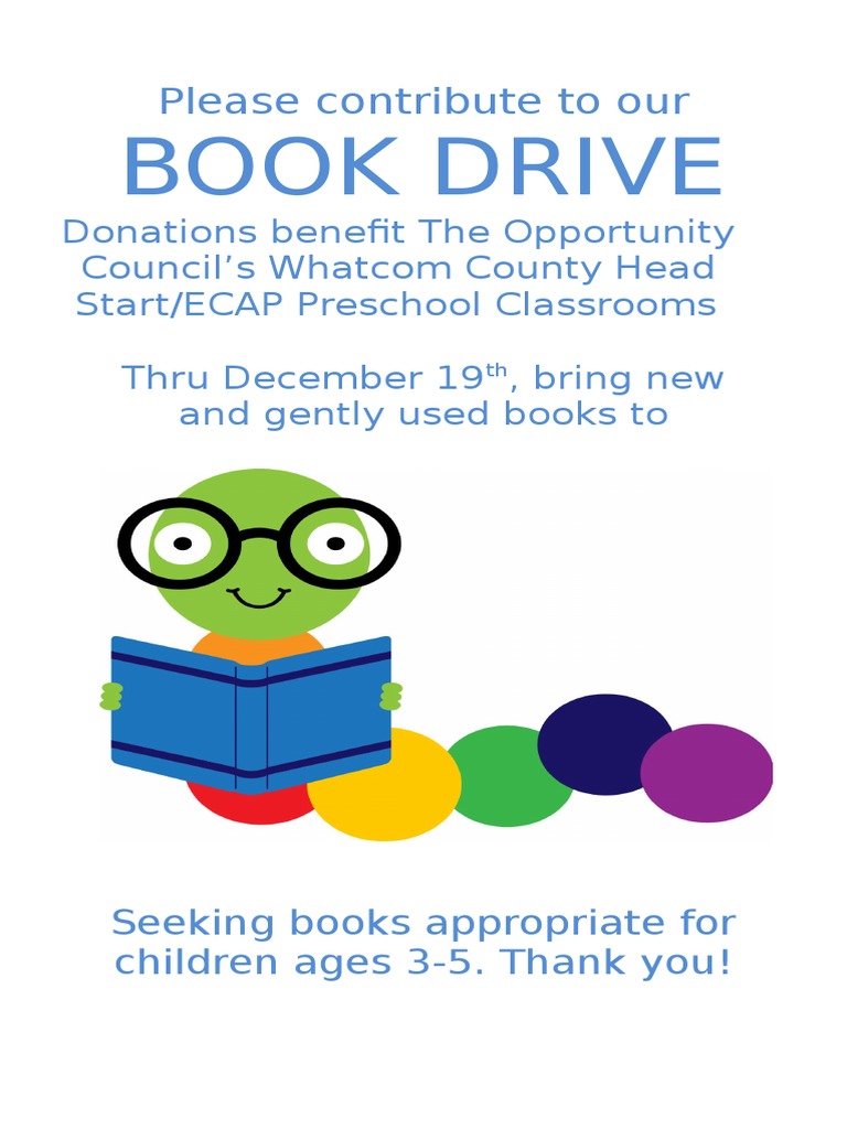 Book Drive Flyer | PDF