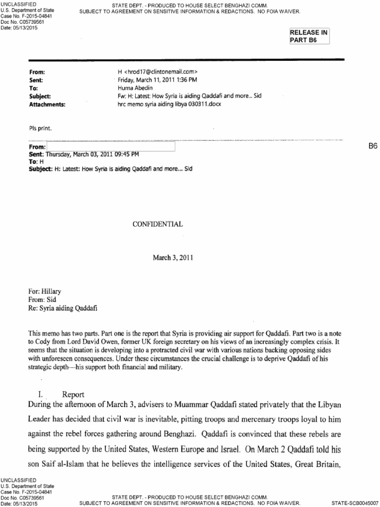 Pls Print-Strategy Memos PDF | PDF | Muammar Gaddafi | Libya